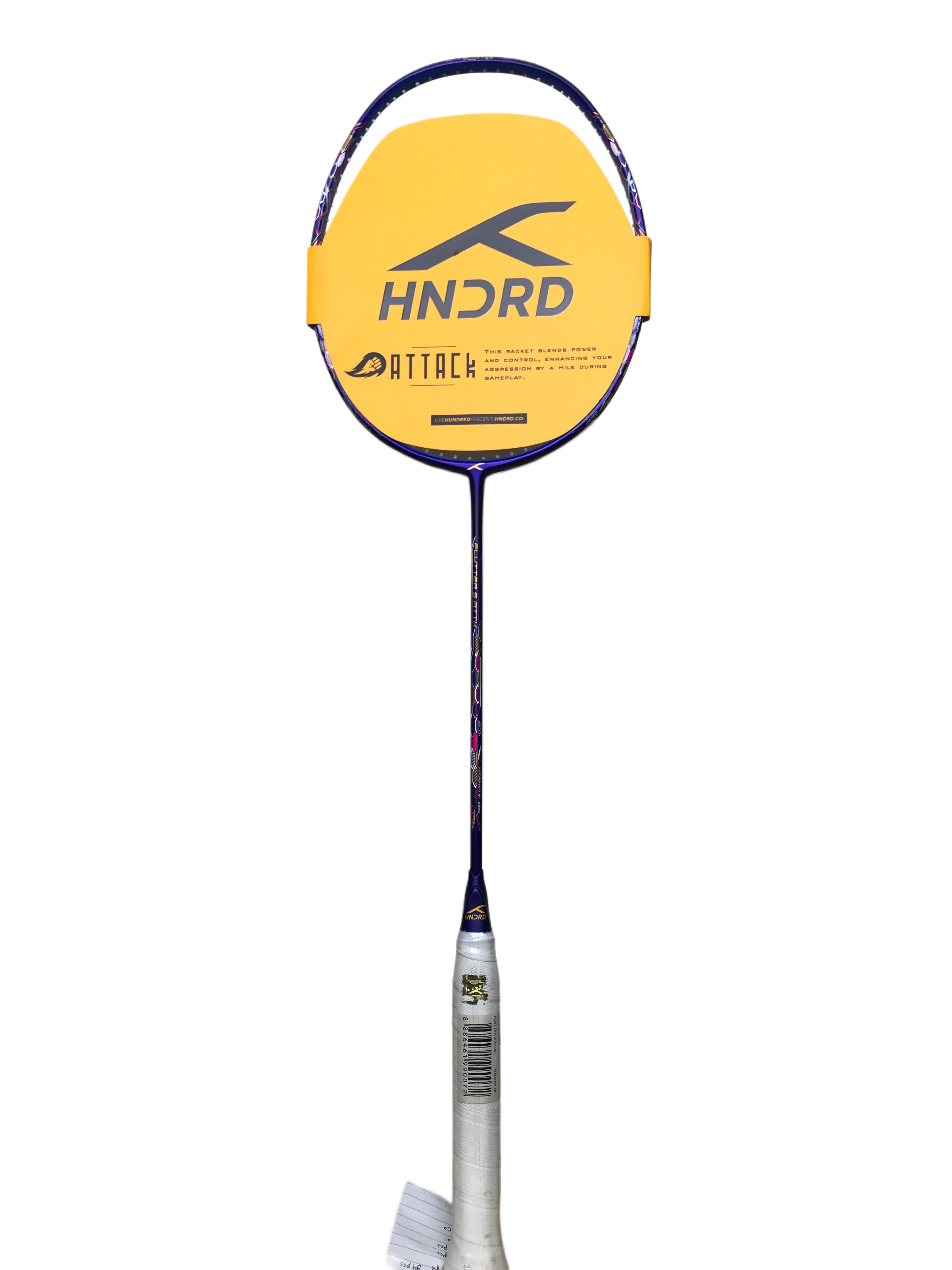 Hundred Badminton Racket Flutter S Attk Navy/Blue – Sportivo Indonesia